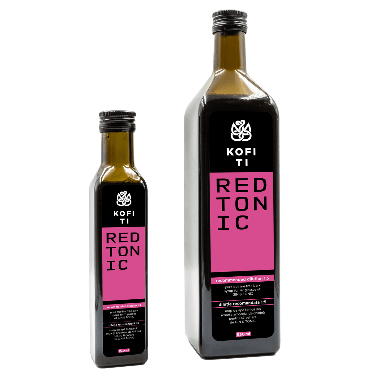 Natural syrup for tonic water, produced in Romania - Red Tonic – Kofi Ti
